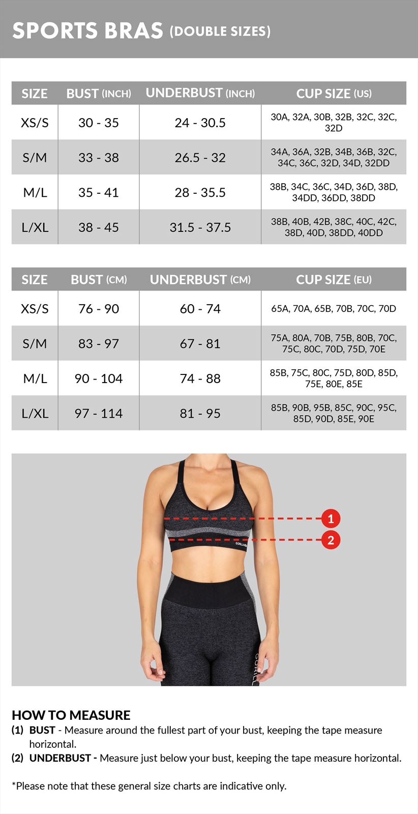 Size Charts